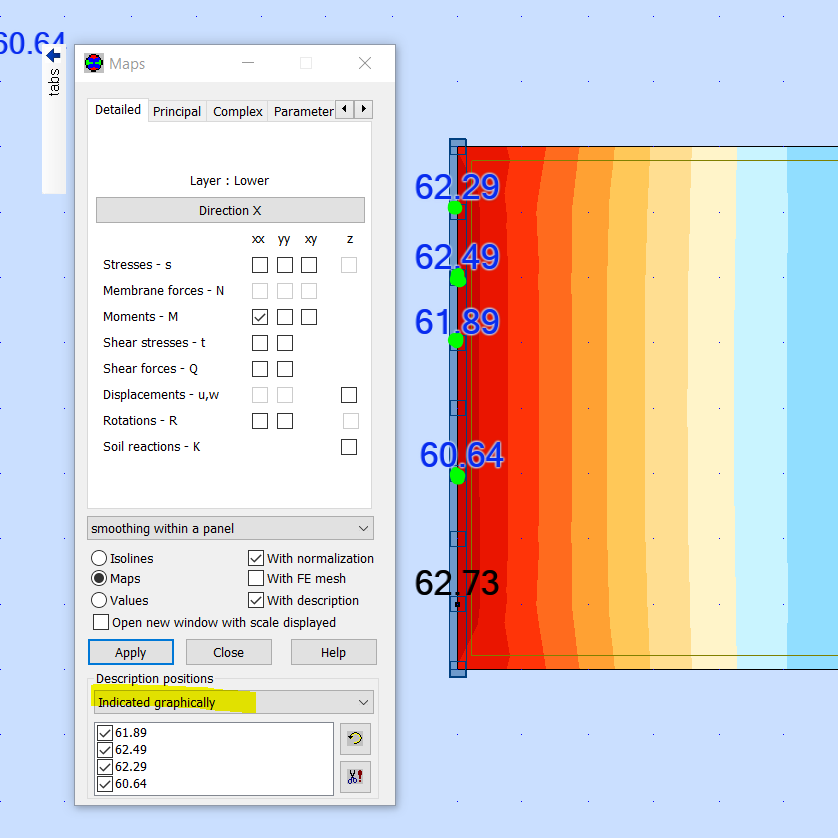 Shell maps description values smaller than results in Shell and Plate ...