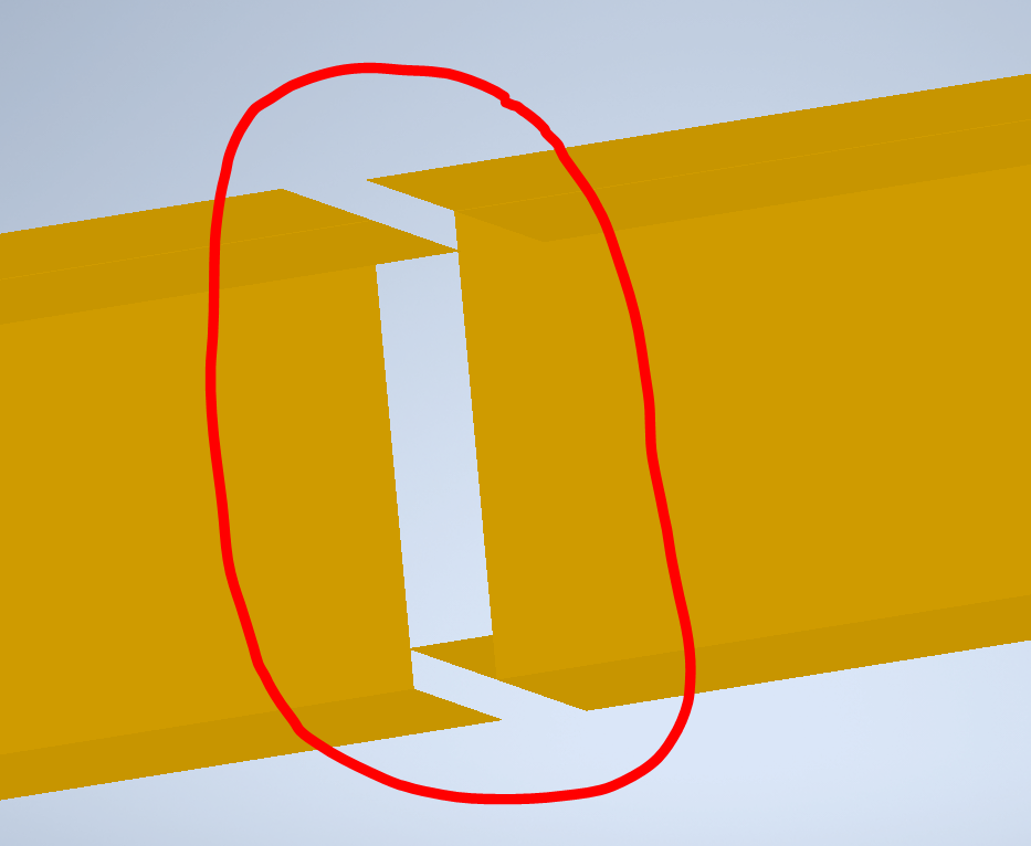 Equivalent forces for beam simulated by shell elements in Inventor Nastran