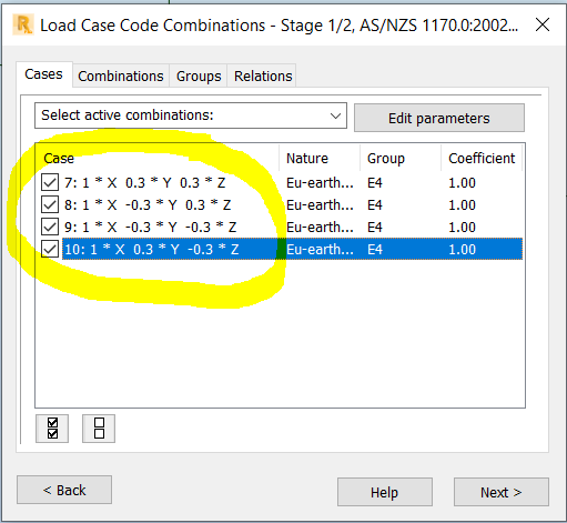 Automatic load cases combination generation including seismic load cases in Robot structural ...