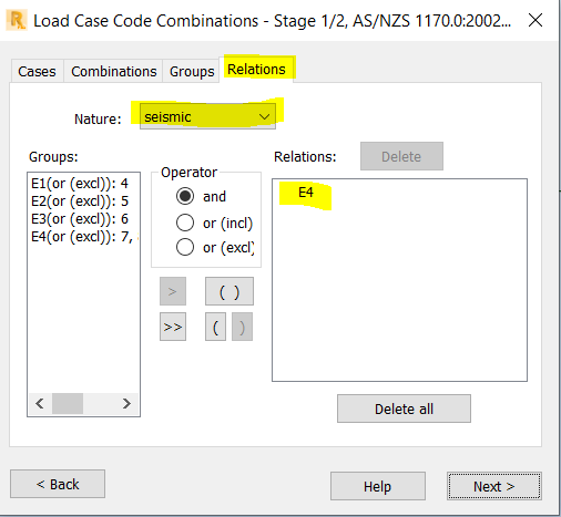 Automatic load cases combination generation including seismic load cases in Robot structural ...