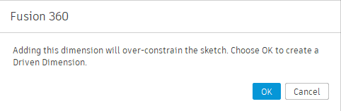 "Adding the dimension will over constrain the sketch..." when editing sketch geometry in Fusion