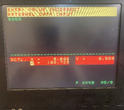 在机床上使用 FeatureCAM 的 NC 代码时，输入值不正确错误。