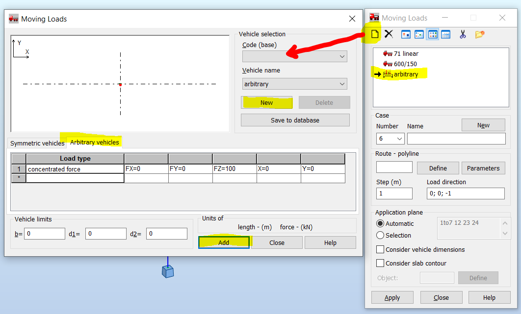 Is it possible to simulate 2-way movement while moving load definition in Robot Structural Analysis