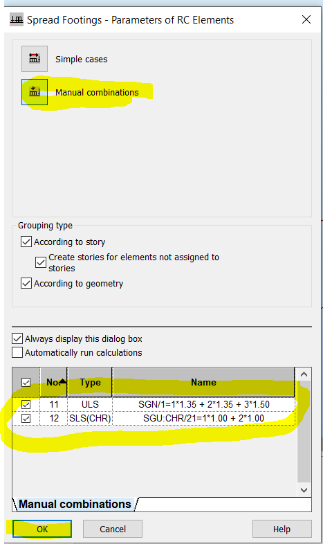 Reaction forces for simple load cases not exported to RC footing provided reinforcement module ...
