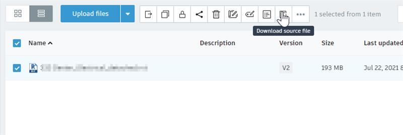 Revit model displays broken file icon in BIM 360