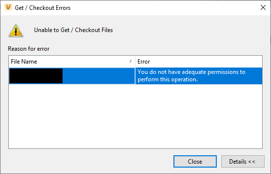 "You do not have adequate permissions to perform this operation." when ...