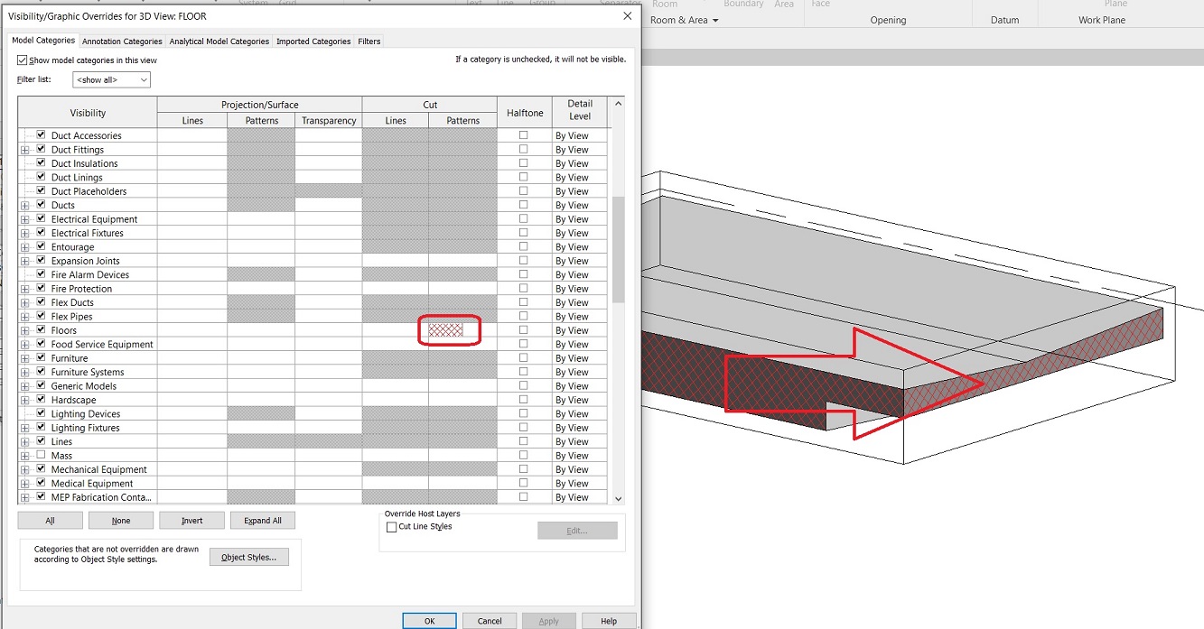 Patrón De Corte Incorrecto En Suelos Y Cubiertas Modificado Con Líneas Divisorias Y Cortado Por