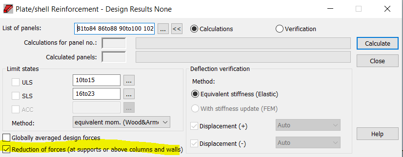 Is it possible to reduce moments over supports in RC slab provided ...