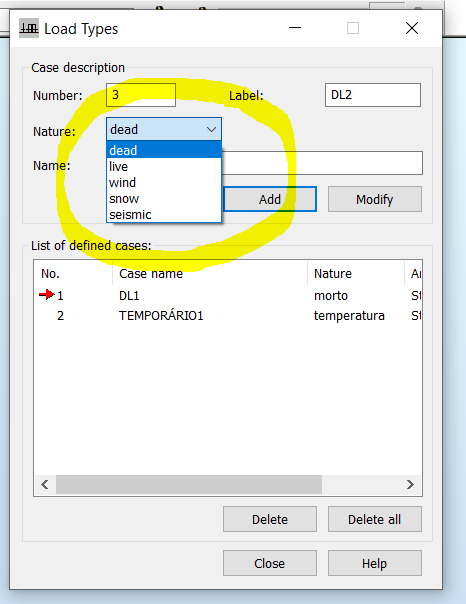 Temperature load nature not available form Load Types dialog drop down ...