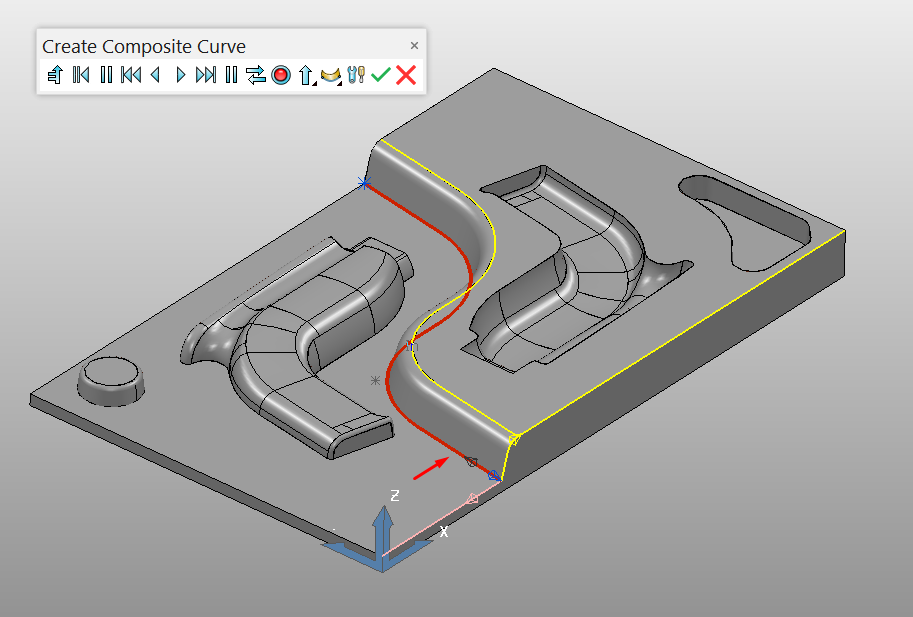 How to make a tool follow a set path in PowerMILL