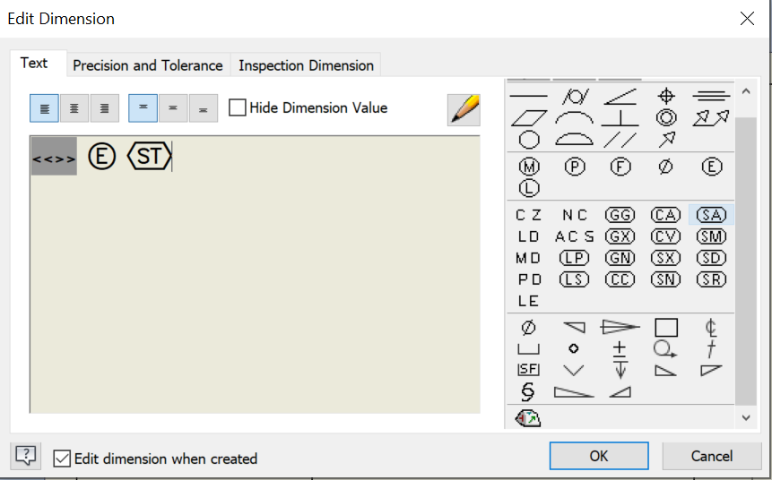 3D注釈用のISO GPS / ISO 14405シンボルの一部がInventorで見つかりません