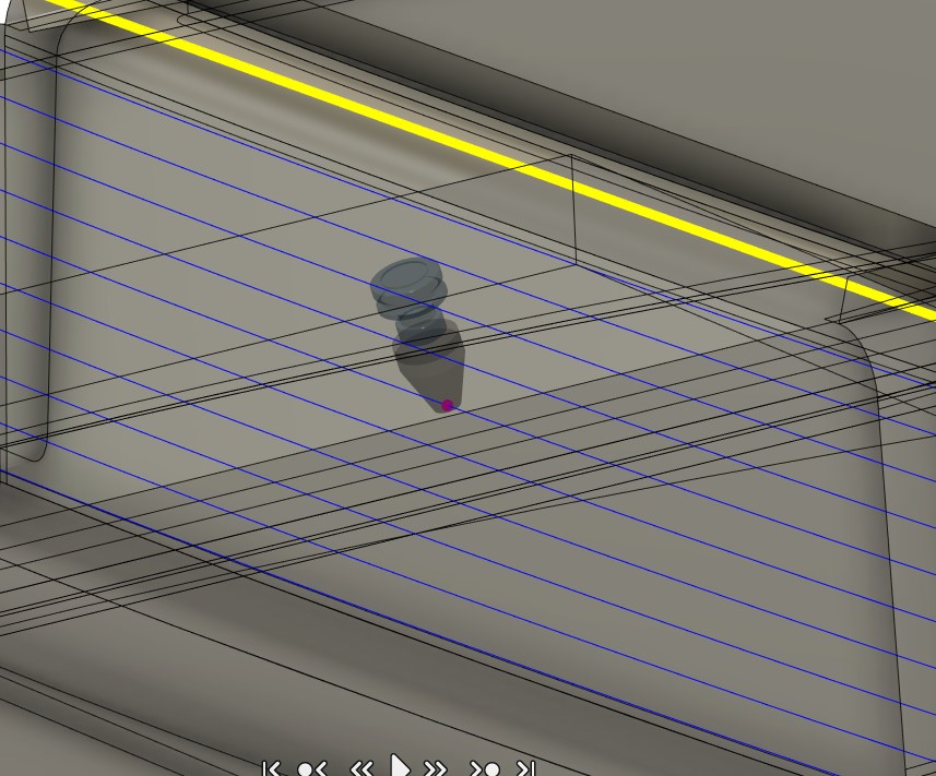Fusion Help | Using a tapered tool results in breaks in Swarf toolpath from Fusion | Autodesk