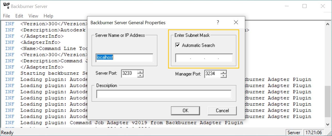Backburner Server can't connect to 3ds Max Manager if network IP addresses change