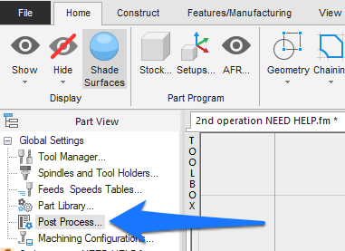 如何在 FeatureCAM 中更改多台铣床的最大主轴速度