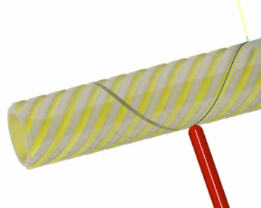 How to create a 4th axis Flow toolpath to machine a slot around a cylinder in Fusion 360.