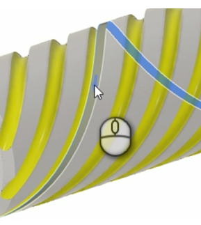 How to create a 4th axis Flow toolpath to machine a slot around a cylinder in Fusion 360.