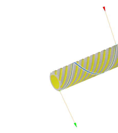 How to create a 4th axis Flow toolpath to machine a slot around a cylinder in Fusion 360.