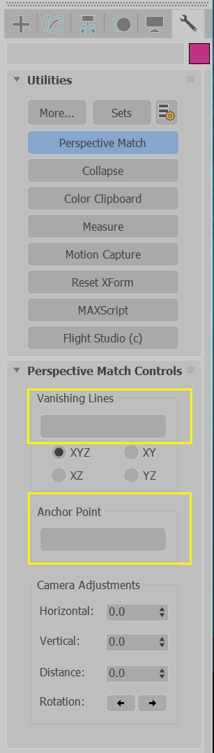 Some menus in 3ds Max are missing button contents; buttons greyed out