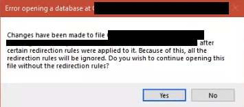 "Error opening database..." when trying to checkout file in Inventor from Vault