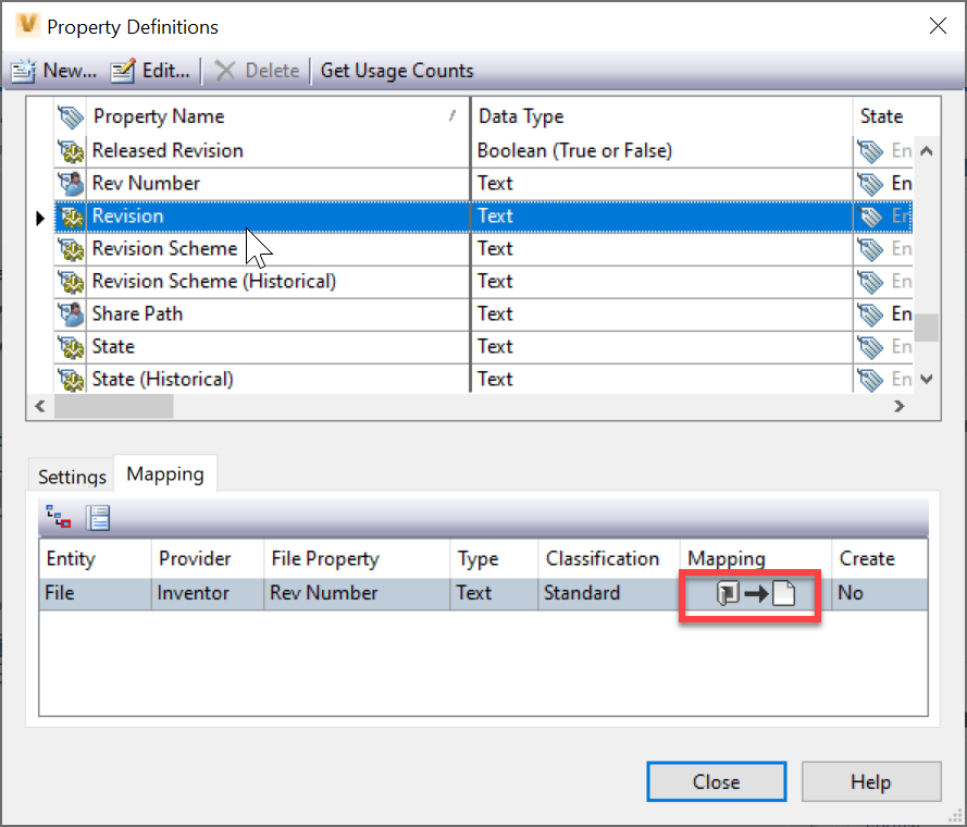 Wrong synchronisation revision displayed in Inventor parts list on drawing