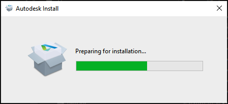 Installation window after “Preparing for installation…” is blank while ...