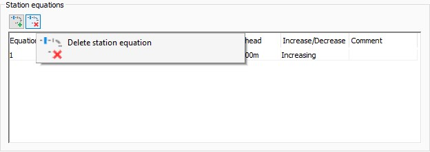 An alignment is missing the label and value for some minor stations in ...