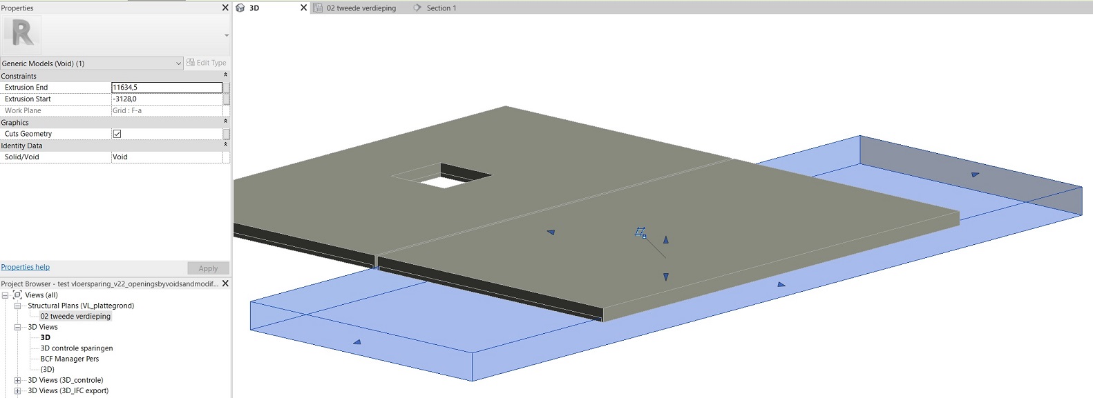 Shaft Opening Does Not Cut Multiple Layer Floors Exporting Model To IFC From Revit Revit 