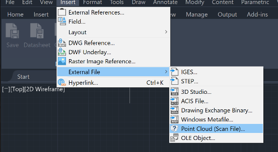Unknown Command Pointcloudindex When Running Command Point Cloud Scan File Over The Autocad 8485