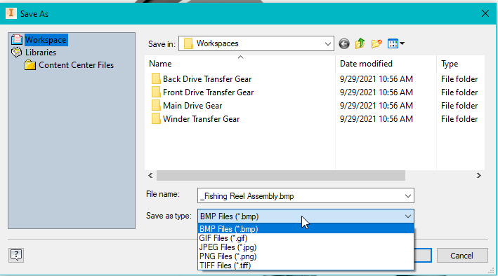 How to save a high-resolution Ray Tracing image of an Inventor model