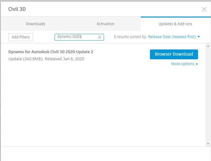 如何访问和安装 Dynamo for Civil 3D