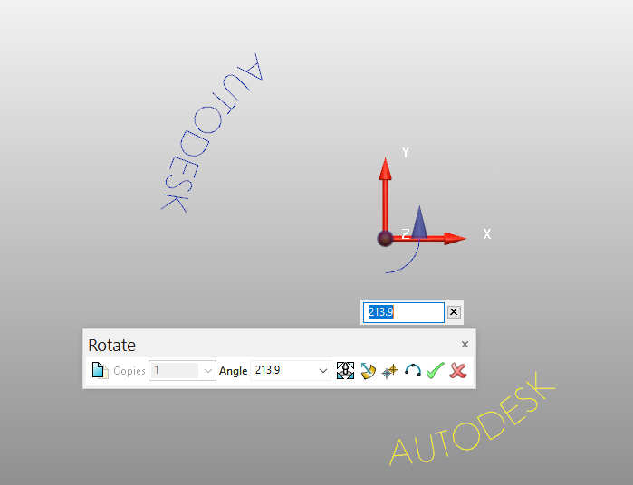 Rotating Wrap text unfolds the wrap into a linear direction once rotate command is used in ...