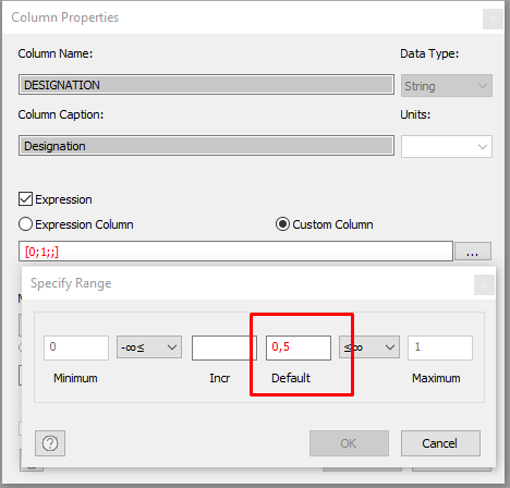 Custom column properties in the Inventor content center family table ...