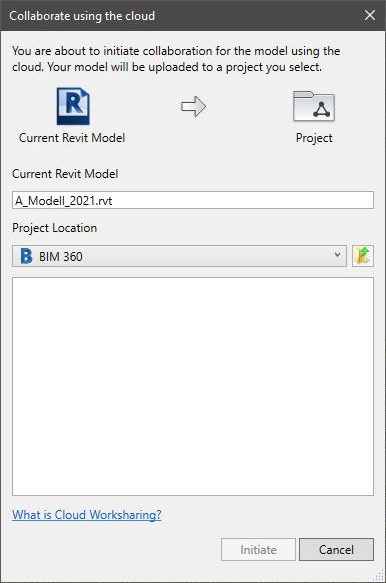 Cannot see any folders from BIM 360 when trying to initiate a Cloud ...