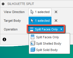 How to generate complex split line/run-off surfaces in Fusion