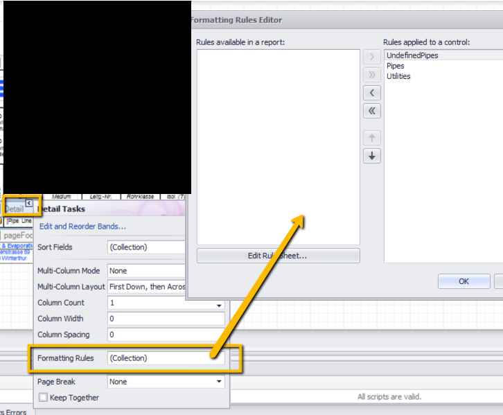 When clicking "Yes" for ""The xtraReportTemplate1 contains bindings. Do ...