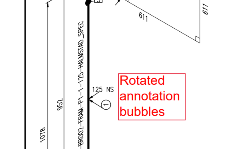 BOM IDs annotation for pipes are rotated in AutoCAD Plant 3D isometrics