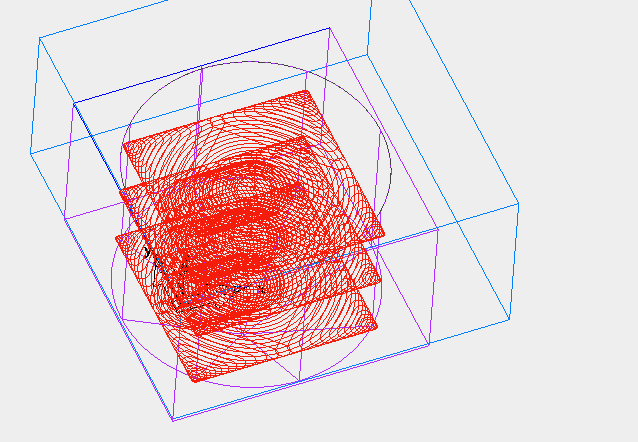 Vortex Milling cuts from centre of hole in FeatureCAM