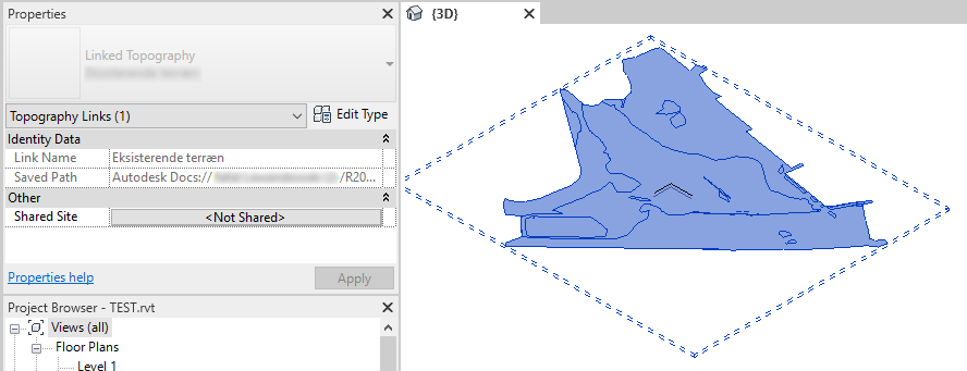 无法使用各种版本的Desktop Connector在Revit中卸载或重新加载地形链接