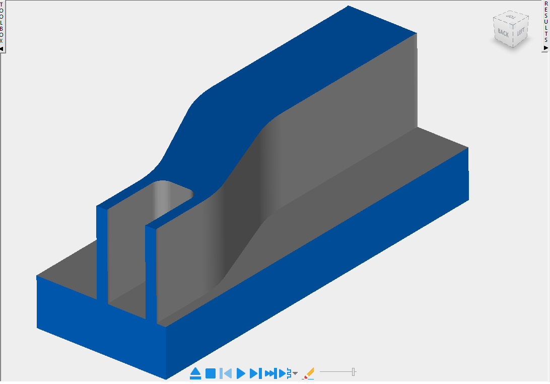 FeatureCAM Help | How to use simulation results as a starting point in ...