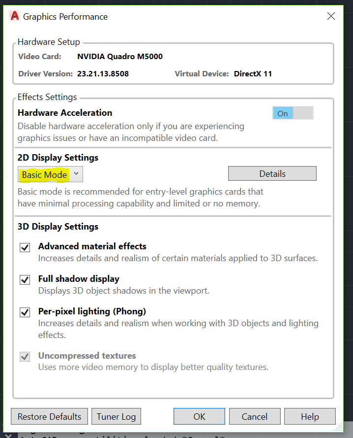 Stability Issues With Uncertified Graphics Card In AutoCAD AutoCAD Autodesk Knowledge Network