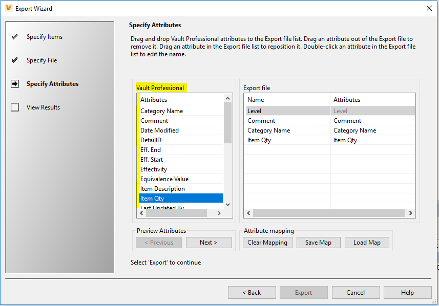 How to add more properties when using the BOM Export in Vault