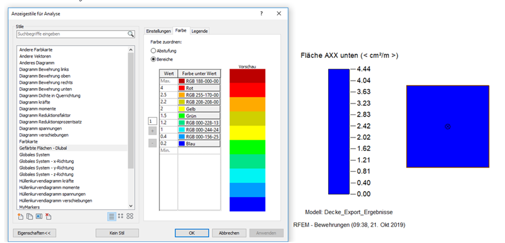 Changes in Analysis Display Styles settings do not update legend, or ...