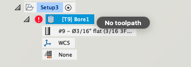 Fusion Help | Empty toolpath warning on boring and drilling toolpaths in Fusion 360 Manufacture ...