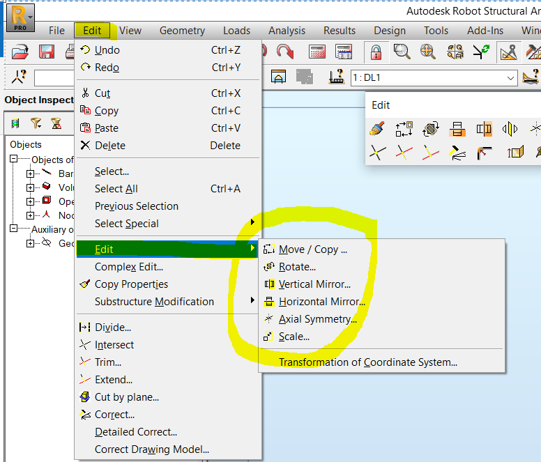 Is it possible to copy rigid links in Robot Structural Analysis