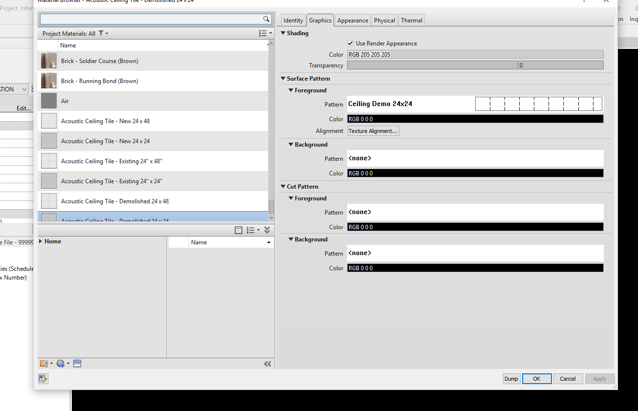 Material Browser preview images slow to populate in Revit