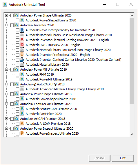 How to uninstall PowerMill.
