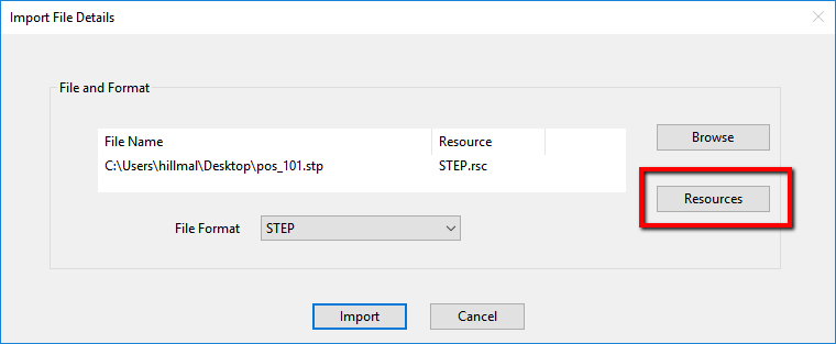 Step file surfaces split into multiple patches during import into PowerMILL