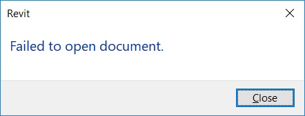 "Your model needs to be upgraded from Autodesk Revit 2009 or earlier to ...