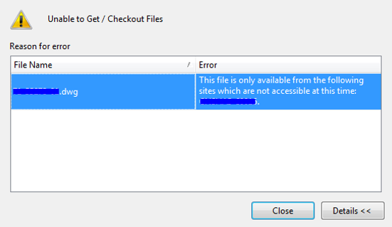 "This file is only available from the following sites which are not ...