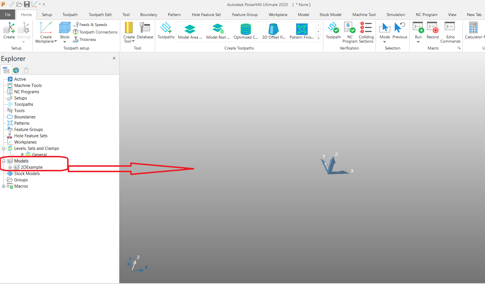 Model is not visible or display in graphics window after import in ...